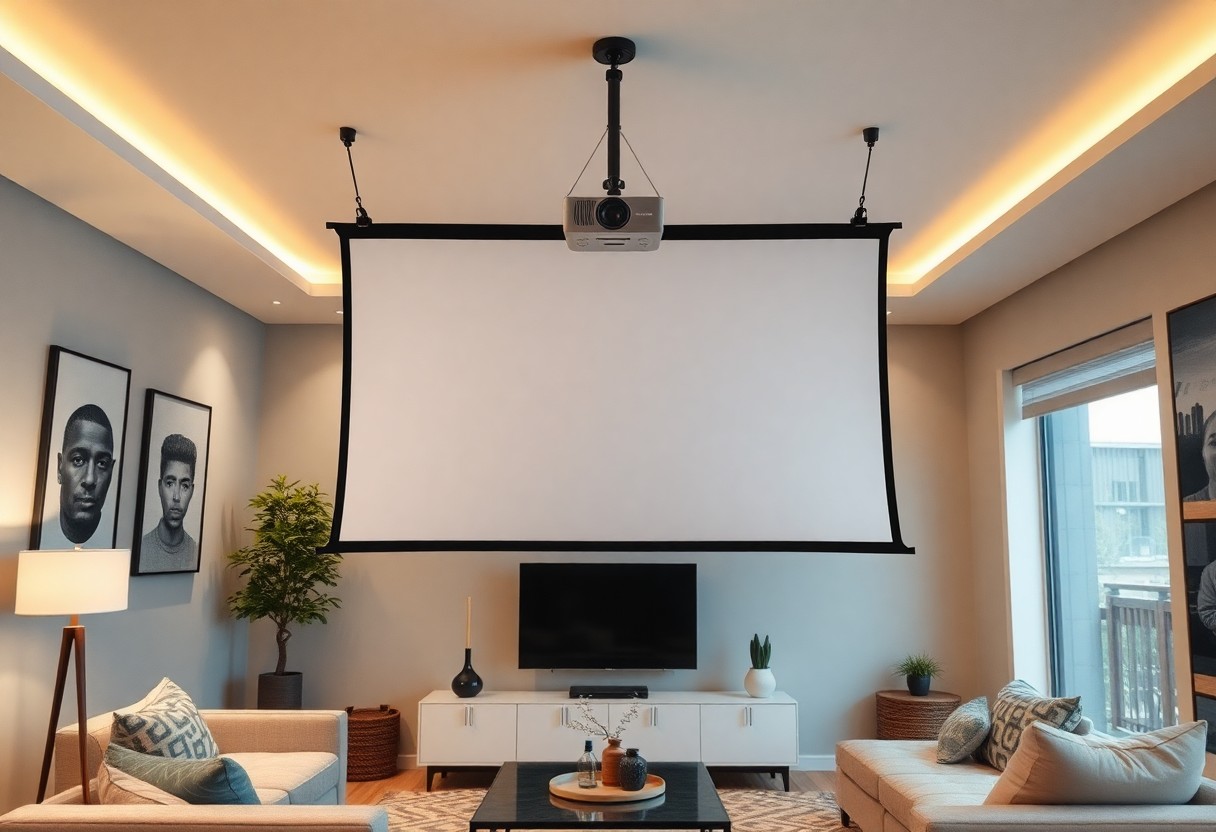 No Drill, No Problem - Clever Ways to Hang a Projector Screen Without ...